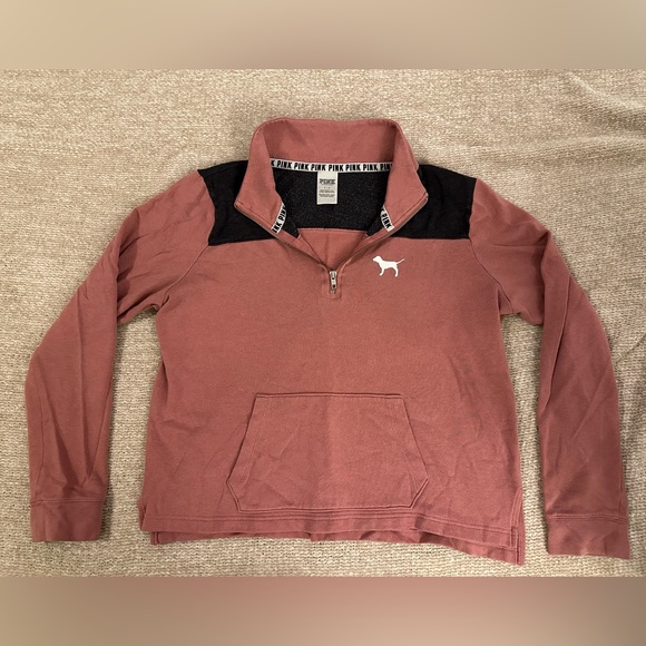 PINK Victoria's Secret | Tops | Pink Quarter Zip | Poshmark